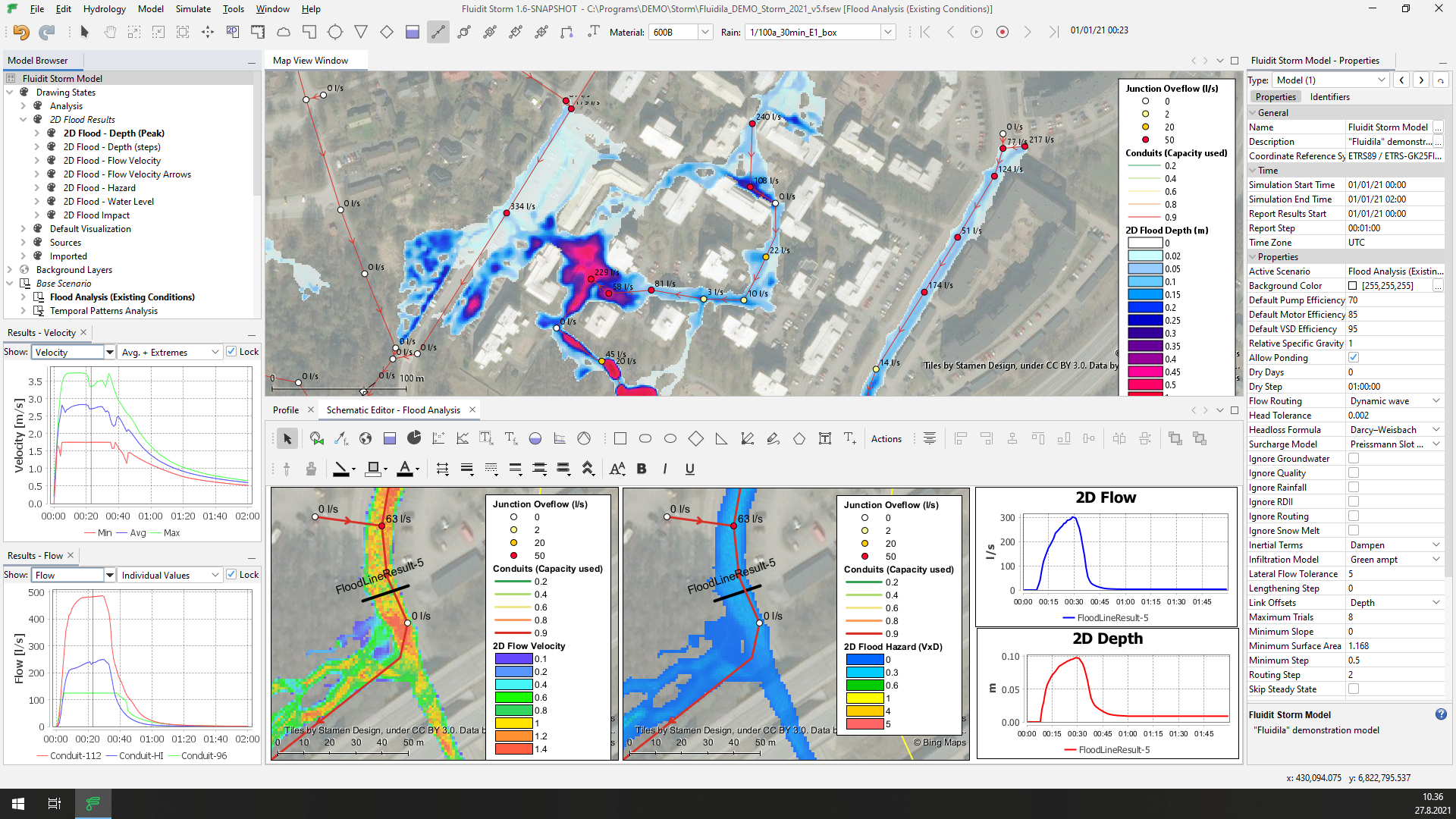 The #1 stormwater, CSO, and flood simulation platform - Fluidit